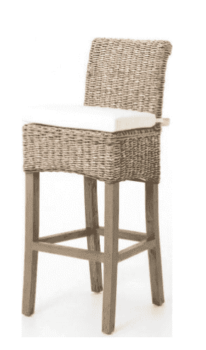 Coastal Bar Stools & Counter Stools | Woven, Upholstered & Rattan ...