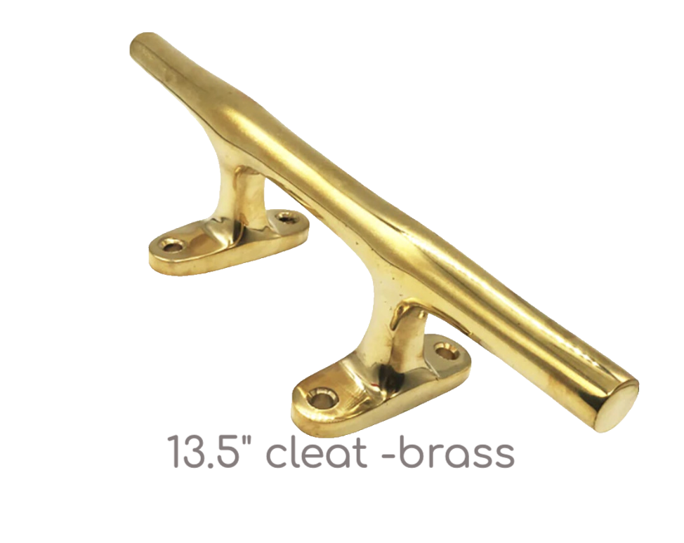 Nautical Brass Boat Cleats – Our Boat House