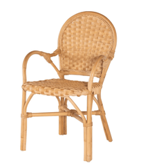Bayview Bistro Dining Arm Chair - Natural – Our Boat House