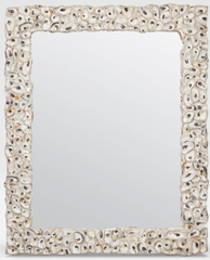 Bedford Rectangular Oyster Shell Mirror - Three Sizes – Our Boat House