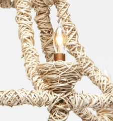 Francesca Natural Fiber Chandelier – Our Boat House