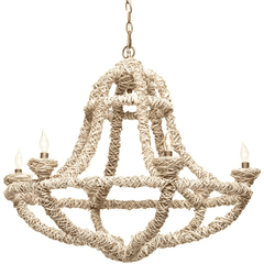 Francesca Natural Fiber Chandelier – Our Boat House