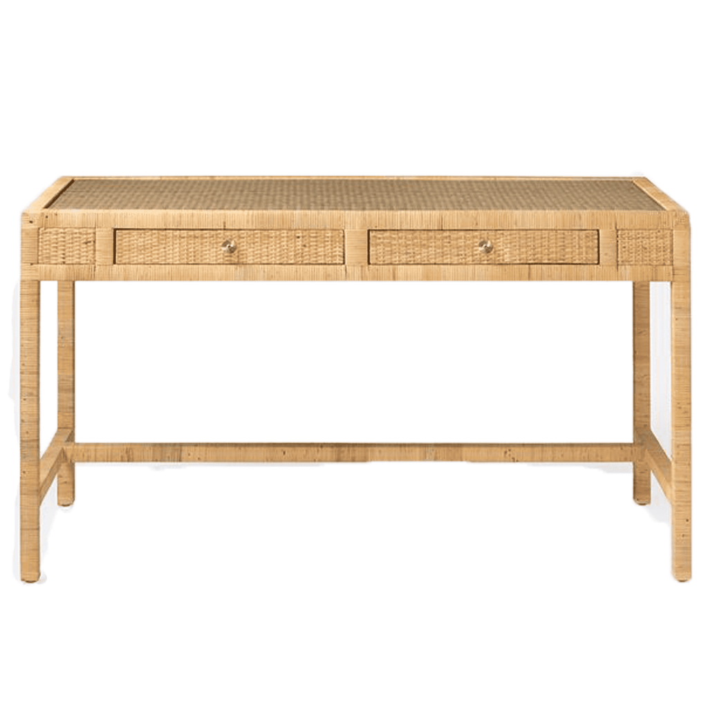 Islamorada Rattan Desk - Two Sizes – Our Boat House